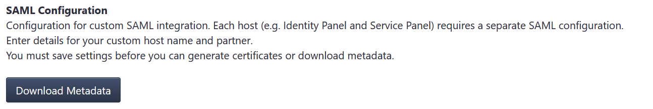 SAML Authentication – SoftwareIDM