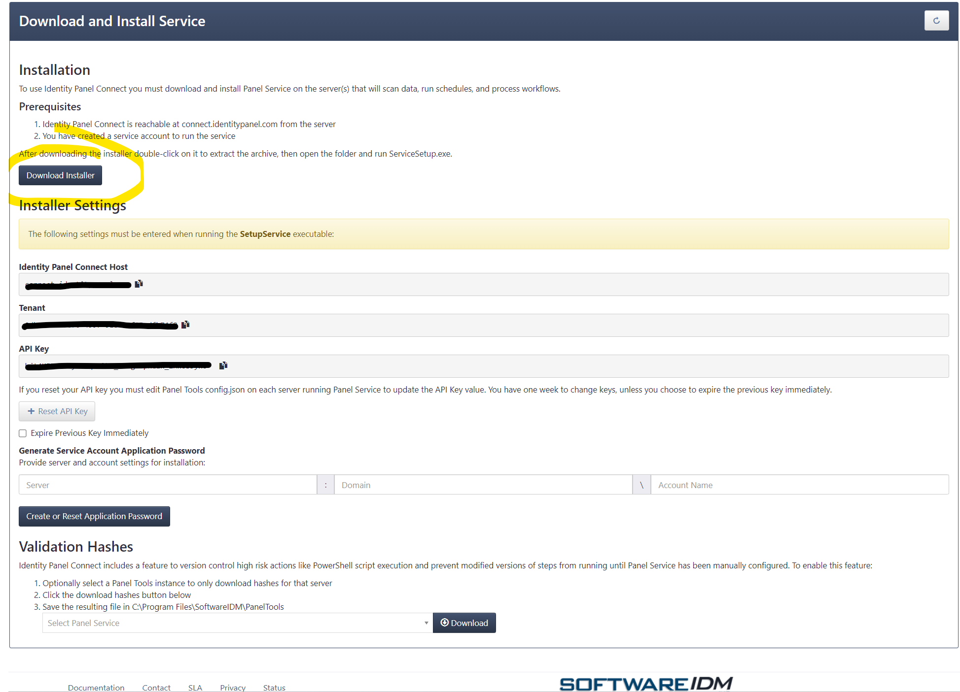 Panel Tools and Upgrade – SoftwareIDM