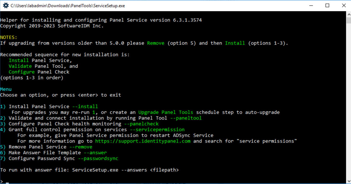 Panel Tools and Upgrade – SoftwareIDM