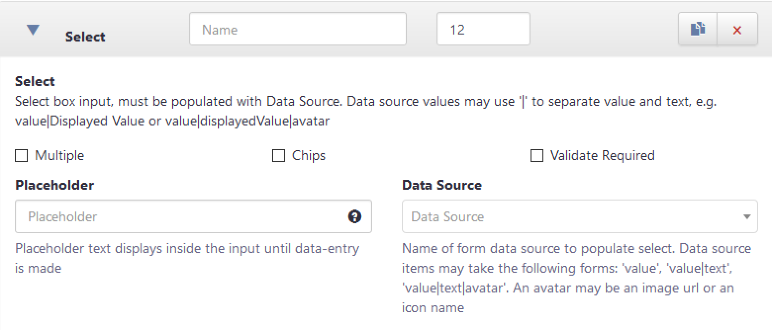 Select Form Input – SoftwareIDM
